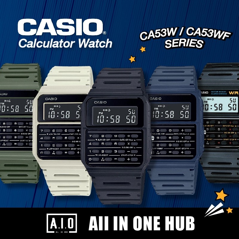 ในสต็อก *ของแท้ 100%* เครื่องคิดเลข Casio Men CA53W / CA53WF (CA-53W ...