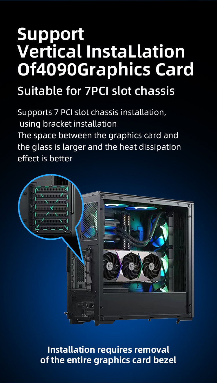 Teucer L-Z3 GPU ชุดยึดแนวตั้ง, PCIe 4.0 X16 Riser Cable 200 มม., กราฟิก ...