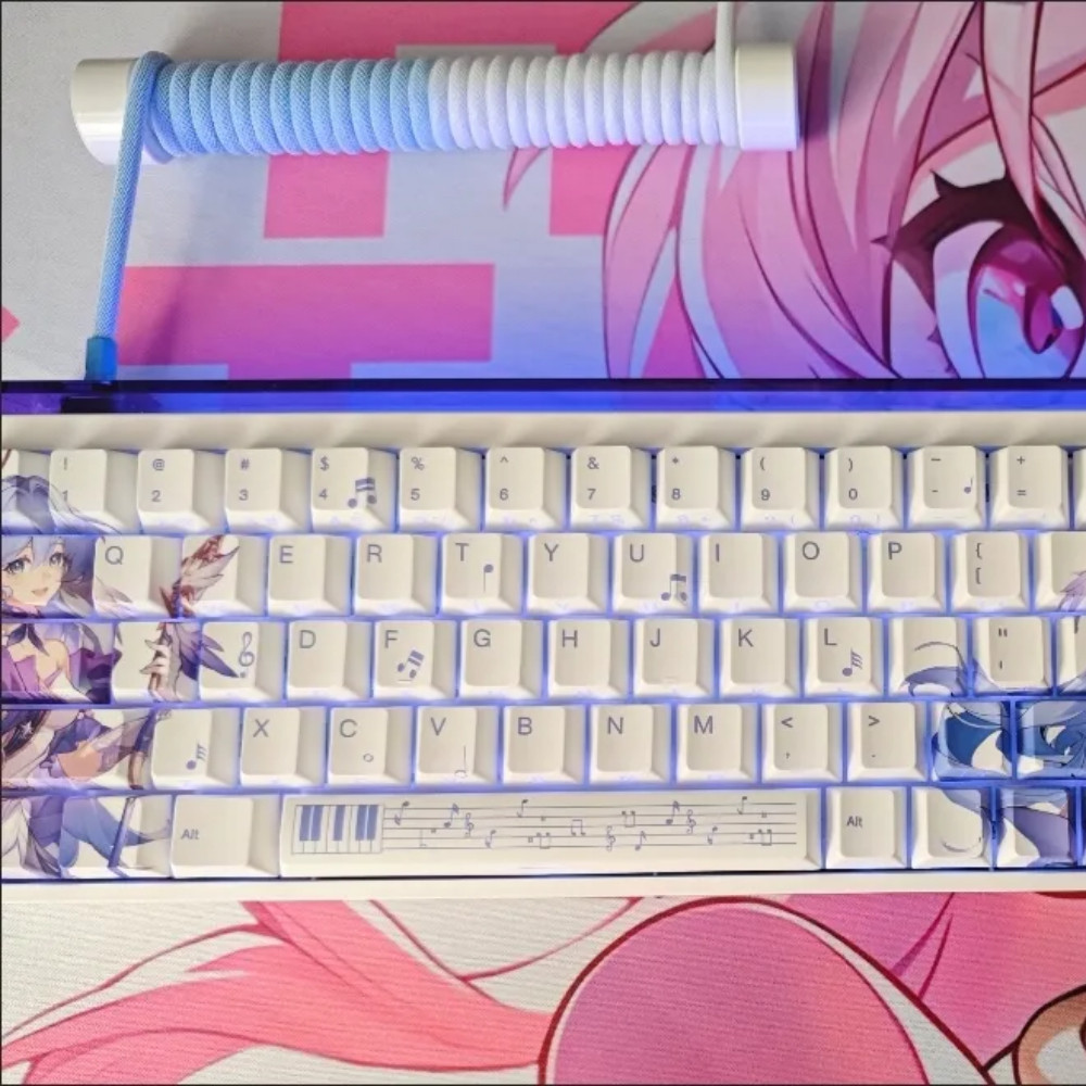 Robin Keycap Cherry Profile PBT Letter Side-แกะสลักการส่งผ่านแสง ...