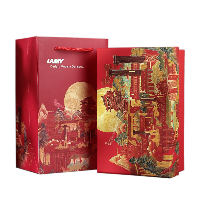 Lamy LAMY Pen Moon Night Tang Ink ชุดกล่องของขวัญผู้ชายผู้หญิงธุรกิจฟรีแกะสลักกลุ่มซื้อของขวัญ ...