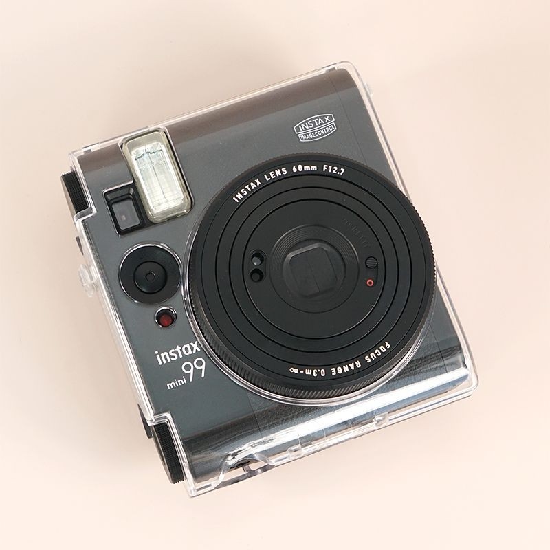 เหมาะสําหรับกระเป๋ากล้อง Fuji Polaroid Mini99 Mini99 เคสคริสตัลโปร่งใส Mini99 เคสป้องกัน ...