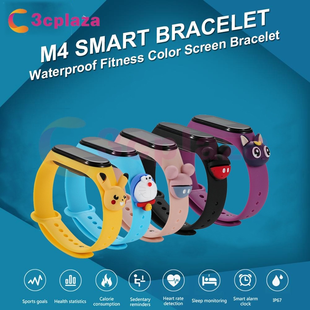 ในสต็อก MA1 M4 Smart band 4 Fitness Tracker นาฬิกาสายรัดข้อมือกีฬา ...