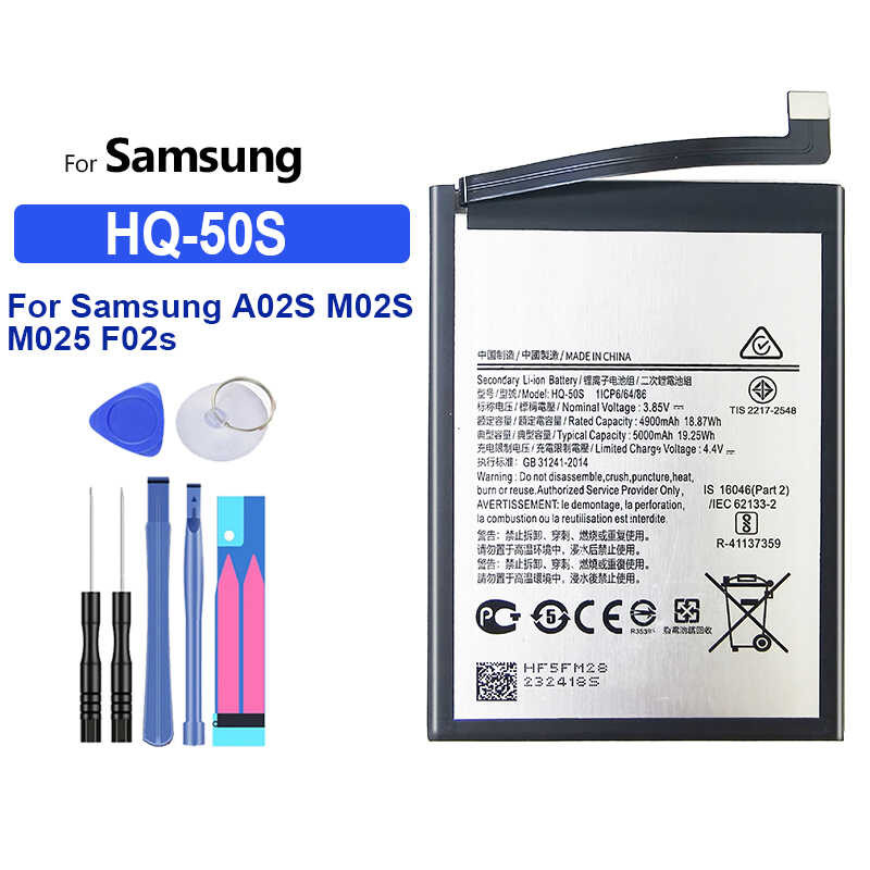 HQ-50S (A02S) แบตเตอรี่ For Samsung A02S M02S M025 F02s 5000mAh ...
