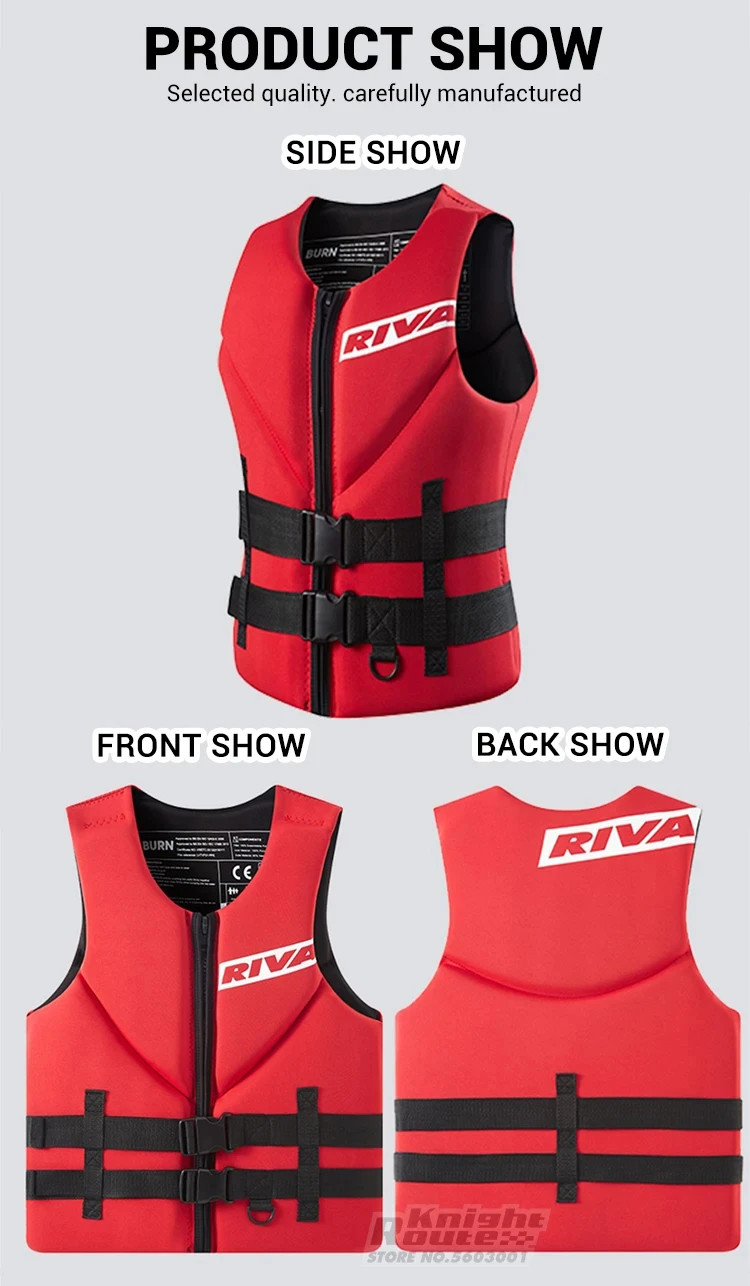 Life Vest ผู้ใหญ่ Surf Vest Kayak Wakeboard เรือยนต์แพกู้ภัยเรือสกีกีฬา ...