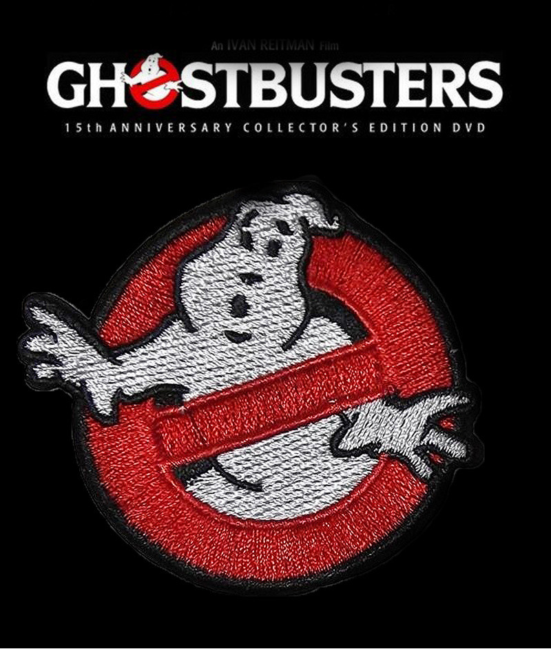ฮาโลวีน Ghostbuster Patch ปักและ PVC Patch Applique ไม่มี Ghost Patch โลโก้ Ghostbusters เครื่อง ...