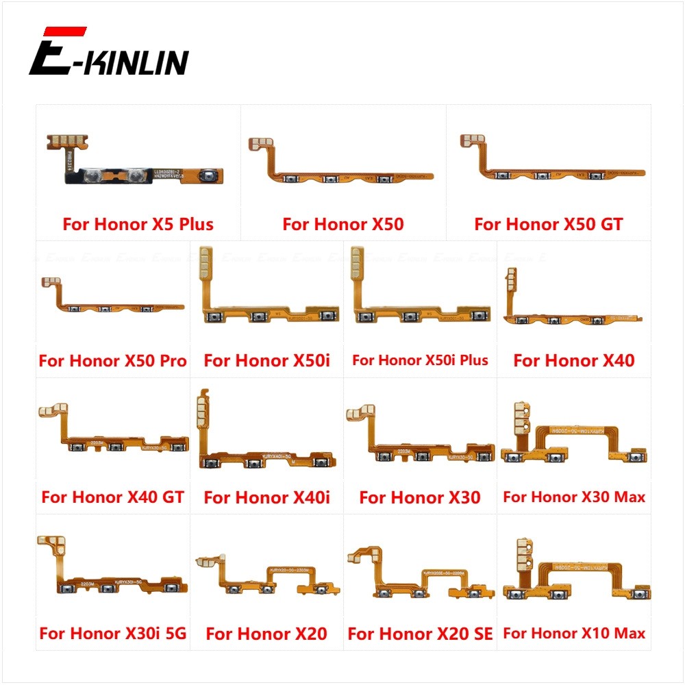สวิทช์เปิดปิดปุ่ม Flex สําหรับ HuaWei Honor X5 X50 X50i X40 X40i X30 X30i X20 X10 Pro Plus SE GT ...