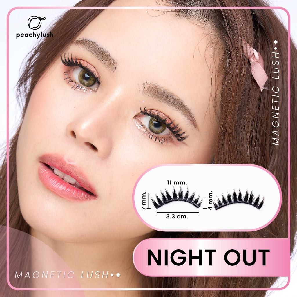PEACHY LUSH ขนตาแม่เหล็ก รุ่น NIGHT OUT (เฉพาะขนตา) | Shopee Thailand
