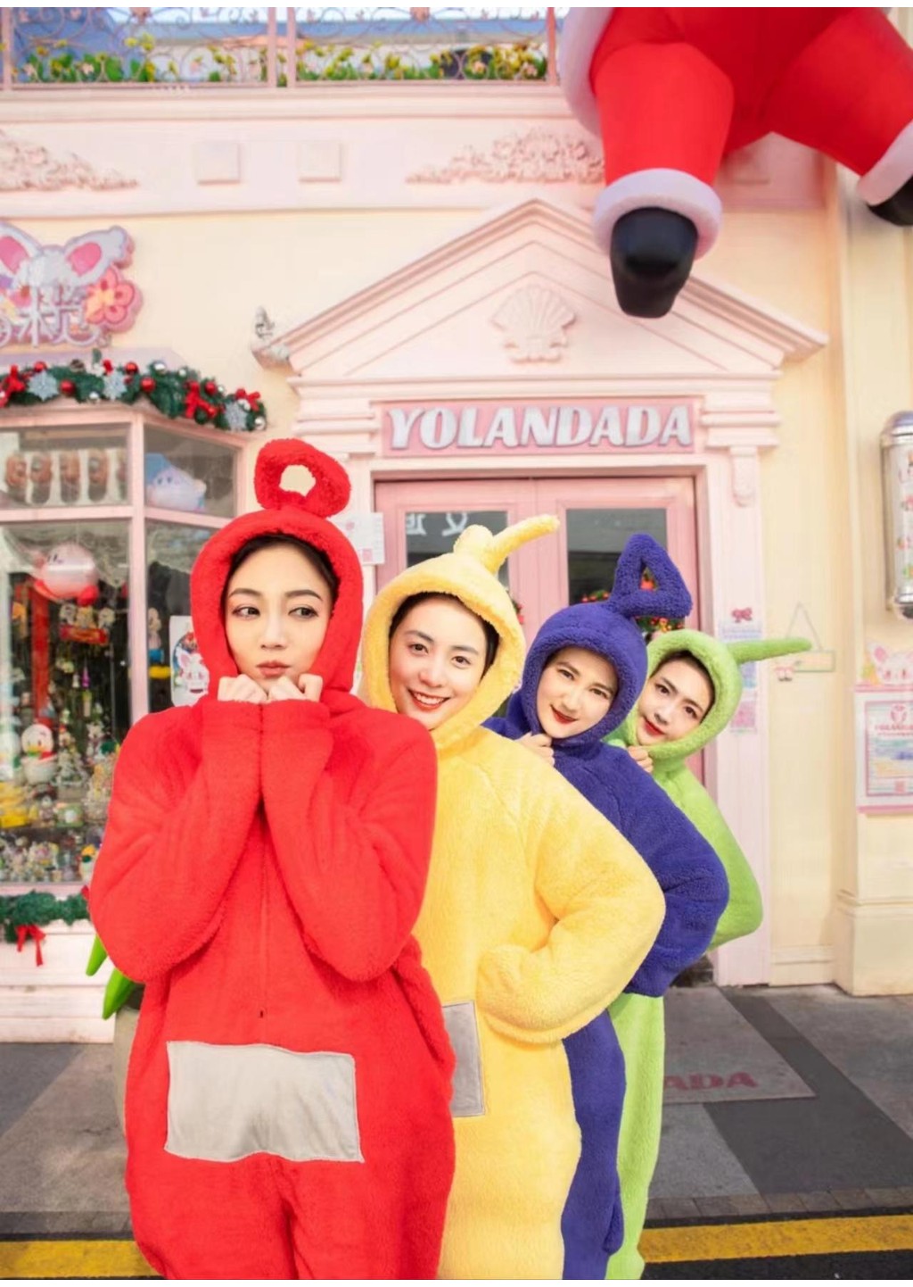 Cod Teletubbies series ชุดเทเลทับบี้ ชุดเล่นตามบทบาท ชุดน้องสาวนุ่มหนา ...