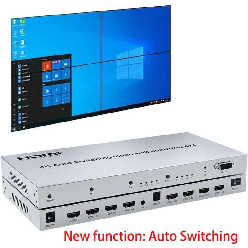 Auto Switching HDMI Video Wall Controller 4x4 4K HDMI Video Wall ...