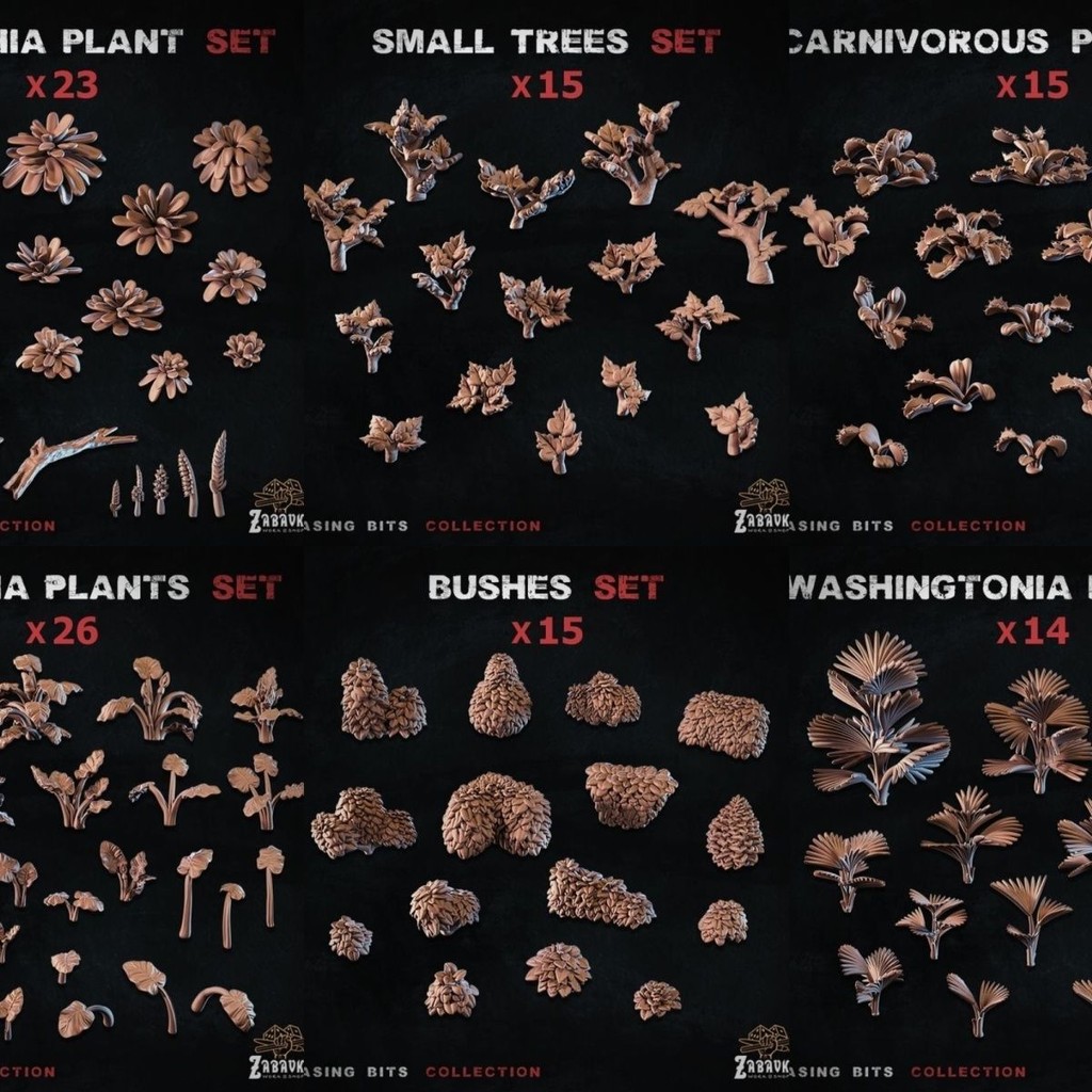 [DND] Flowers Plants Scene Accessories Warhammer DND Running Team Board ...