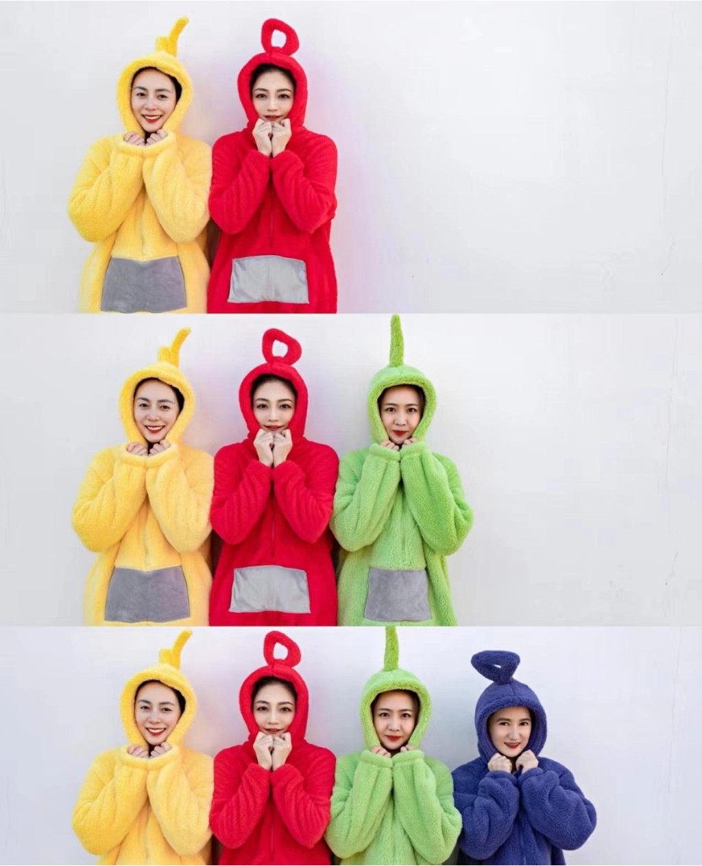 Cod Teletubbies series ชุดเทเลทับบี้ ชุดเล่นตามบทบาท ชุดน้องสาวนุ่มหนา ...