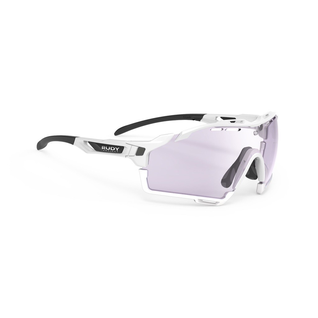 Rudy Project รุ่น Cutline White Gloss / ImpactX Photochromic 2 Laser Purple แว่นตีกอล์ฟเลนส์ปรับ ...