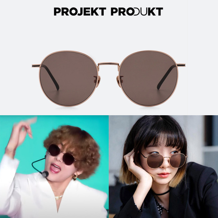 Bts V แว่นตากันแดด กรอบไทเทเนียม สีน้ําตาล สไตล์เกาหลี PROJEKT PRODUKT SC9 C1PG | Shopee Thailand