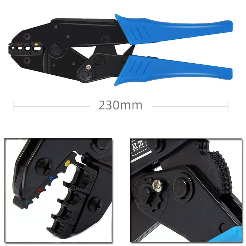 Hs-40j Ratchet terminal Crimping Tool คีม Crimping Crimper ขนาดใหญ่ ...