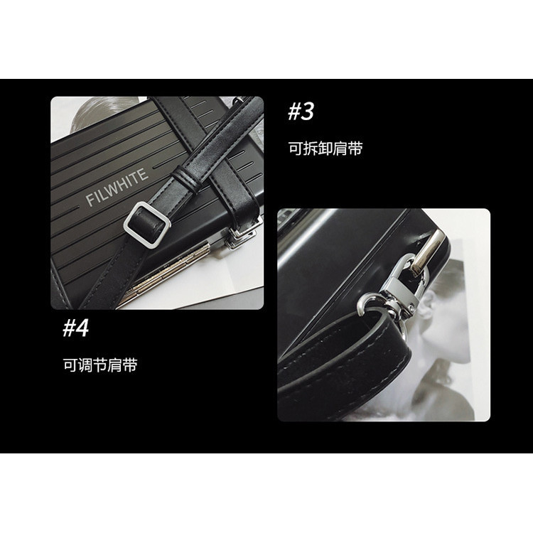 ♞,♘,♙เทรนด์แฟชั่นเคสแข็ง unisex กระเป๋าสะพายข้างคุณภาพสูงสีสำหรับผู้ชาย ...