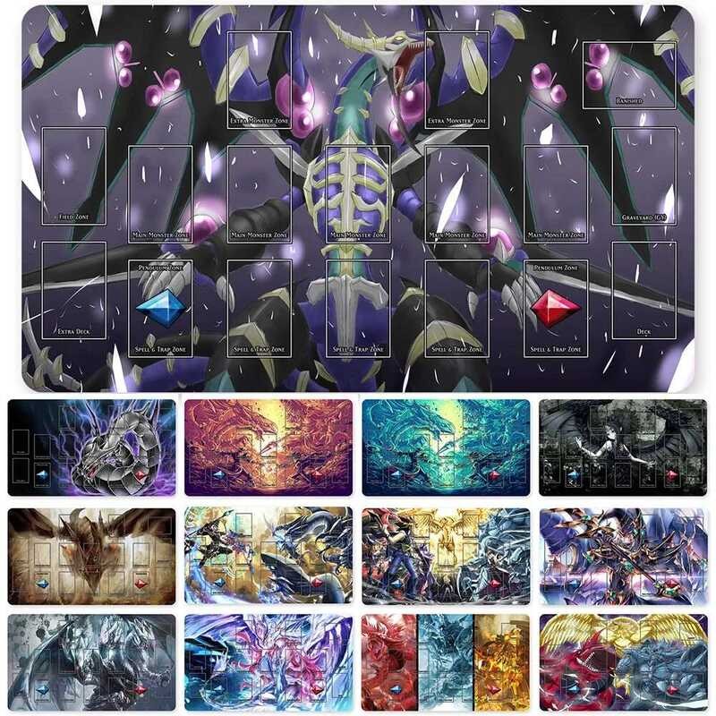 Yugioh Playmats Blue-eyes Ultimate Dragon Dark Magician Duel Monsters ...