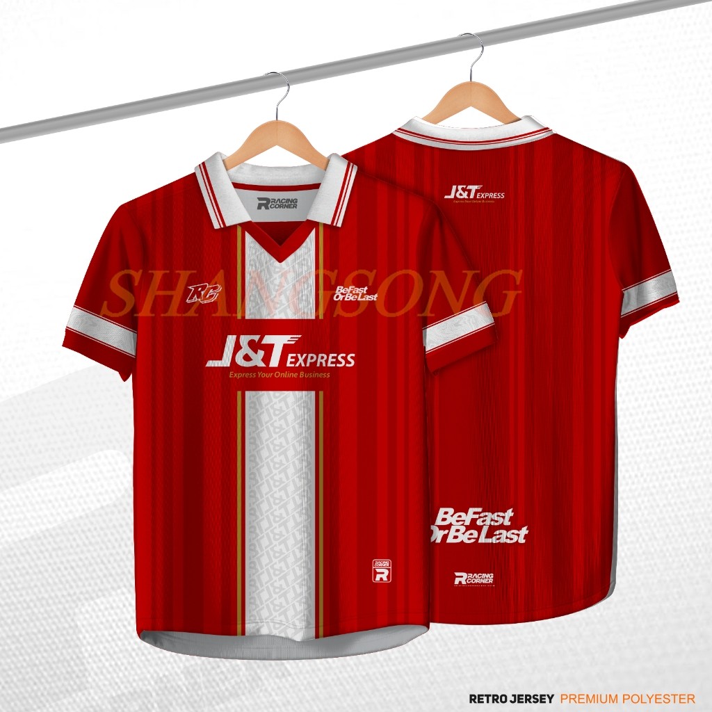 [พร้อมสต็อก]jersey Vintage j&t Kaos Premium Full Printing Kurir j&t ...