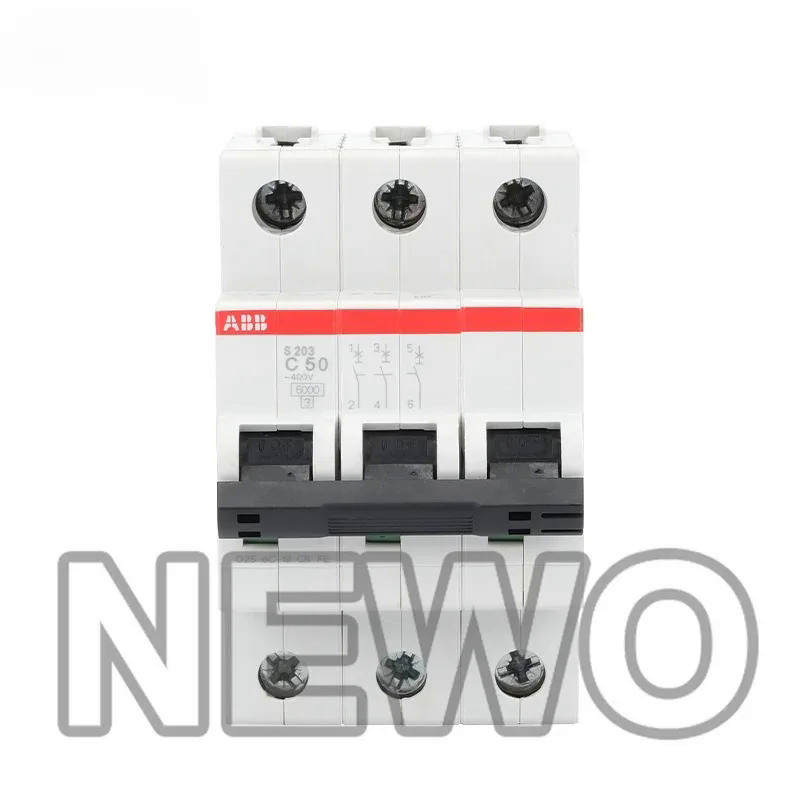 Original ABB S200 S201 S202 S203 S204 C ประเภท 1P 2P 3P 4P Miniature Circuit Breaker SSeries 1A ...
