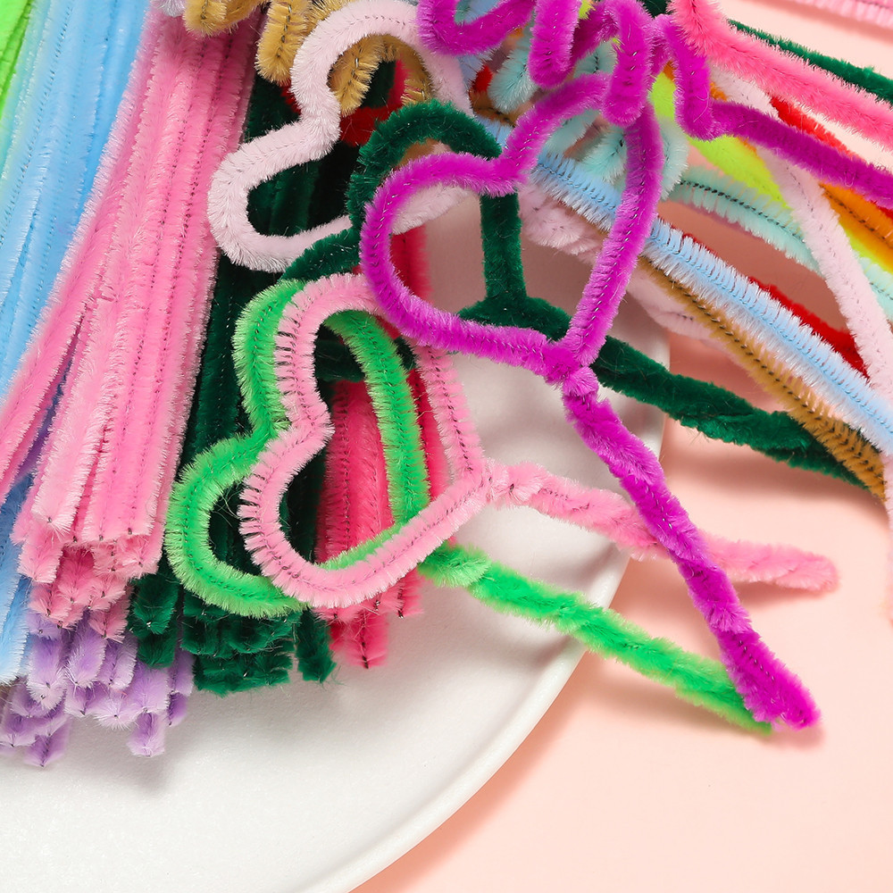 St. kunkka 100 ชิ้น 30 เซนติเมตร Azusa ขนแกะ Twist Bar ต้นคริสต์มาสทําวัสดุ Handmade หมวก ...