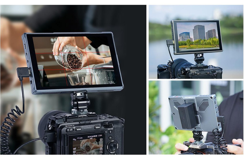 FeelWorld FW759 PRO จอมอนิเตอร ์ 7″ Touch Screen 4K HDMI Camera Field ...