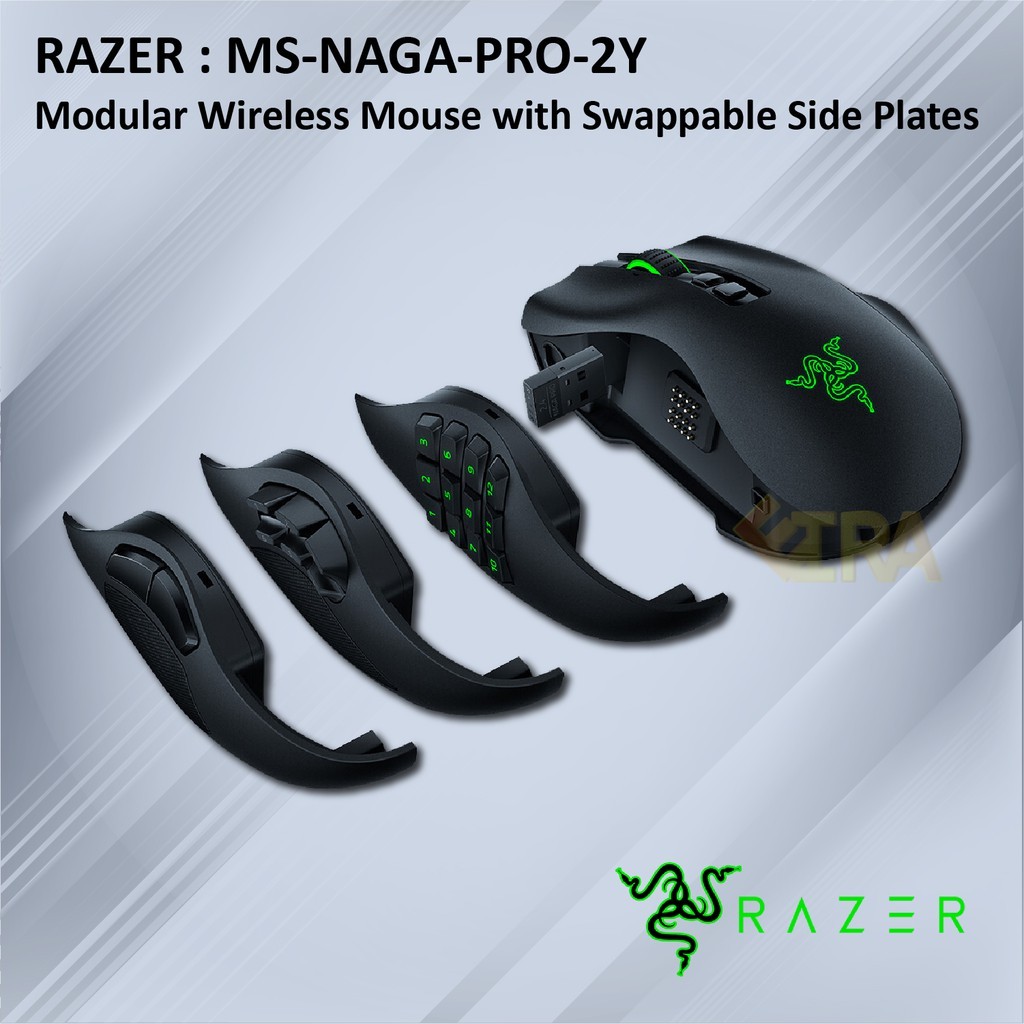 เมาส์ Razer Naga Pro Modular Wireless Mouse | Shopee Thailand