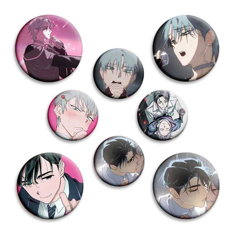 Aliens STAGE IVAN & TILL Anime Badge Luka Mizi เข็มกลัดเกาหลี BL Lapel ...