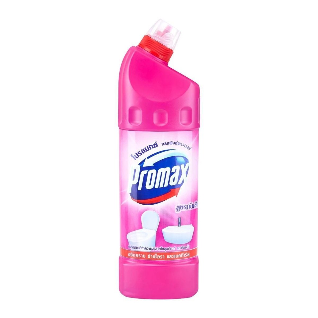 ( 1 ขวด ) โปรแม็กซ์ น้ำยาล้างห้องน้ำ สูตรเข้มข้น ไม่ฉุน PROMAX ขนาด 900 ...