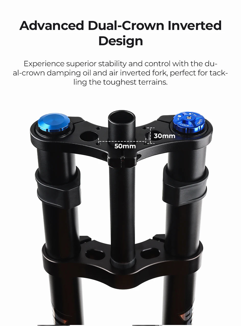 Bolany Double Shoulder Inverted BIKE Fork MTB Fork 26/27.5/29inch Boost ...