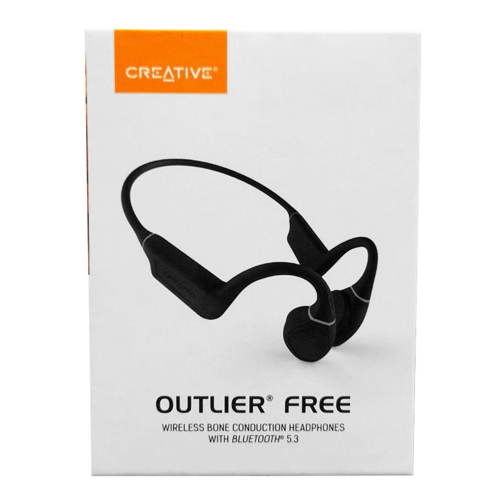 Creative Outlier Free Wireless Bone Conduction Headphones (Black ...