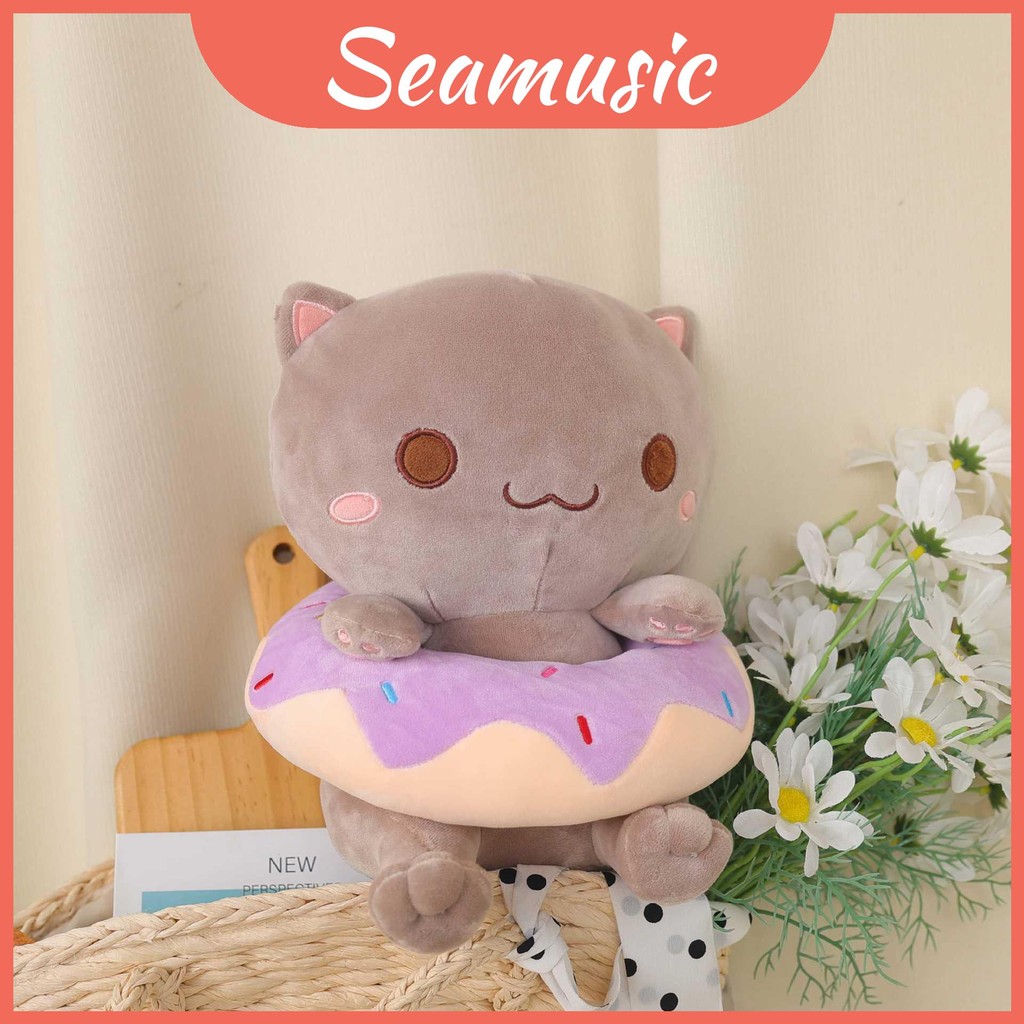 และหวาน Huggable Cat Plush Toy หมอน Cozy สําหรับเด็กและของขวัญ Comfort ...