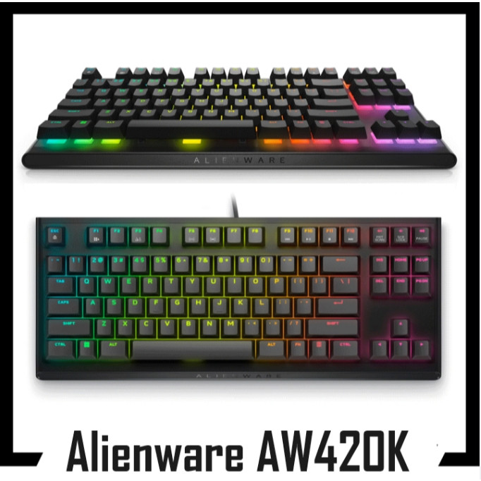 Gaming Keyboard (คีย์บอร์ดเกมมิ่ง) Alienware TENKEYLESS AW420K การรับ ...
