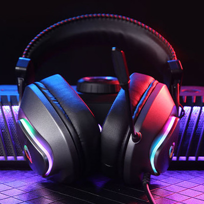 Daryou CH467 ชุดหูฟังแบบมีสายเกมอีสปอร์ตแบบติดศีรษะ 7.1 พร้อมไมโครโฟนไมโครโฟนคอมพิวเตอร์ USB ...