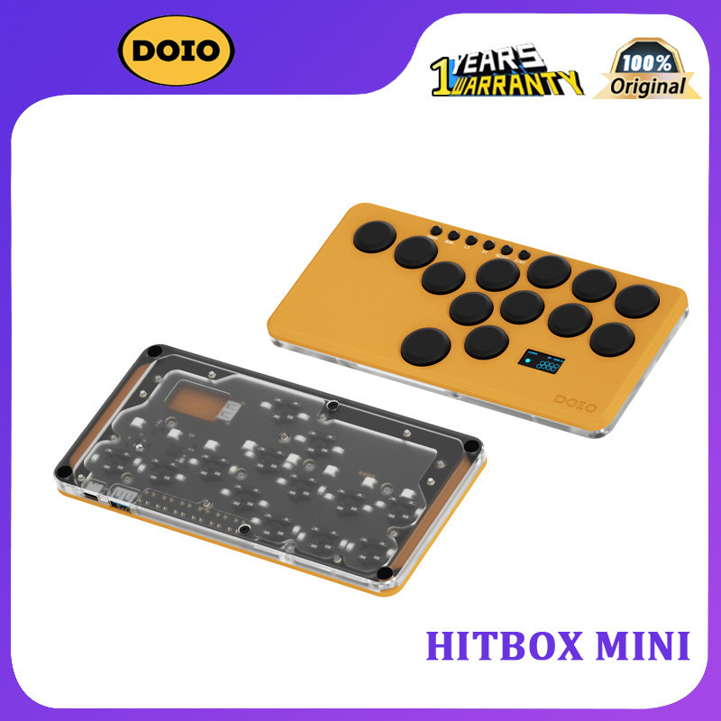 Doio HITBOX MINI อลูมิเนียมคีย์บอร์ดเกมแบบพกพา,จอยสติ๊กอาเขตต่อสู้ ...