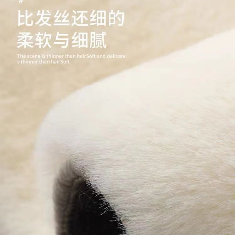 Insสไตล์เลียนแบบกระต่ายขนสัตว์Bayหน้าต่างNordic Window Sill Mat Plush ...