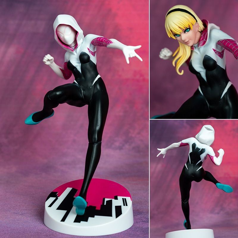 Gwen Spider-Man รูป Marvel Parallel แนวนอนจักรวาลแอนิเมชั่นภาพยนตร์สาว ...