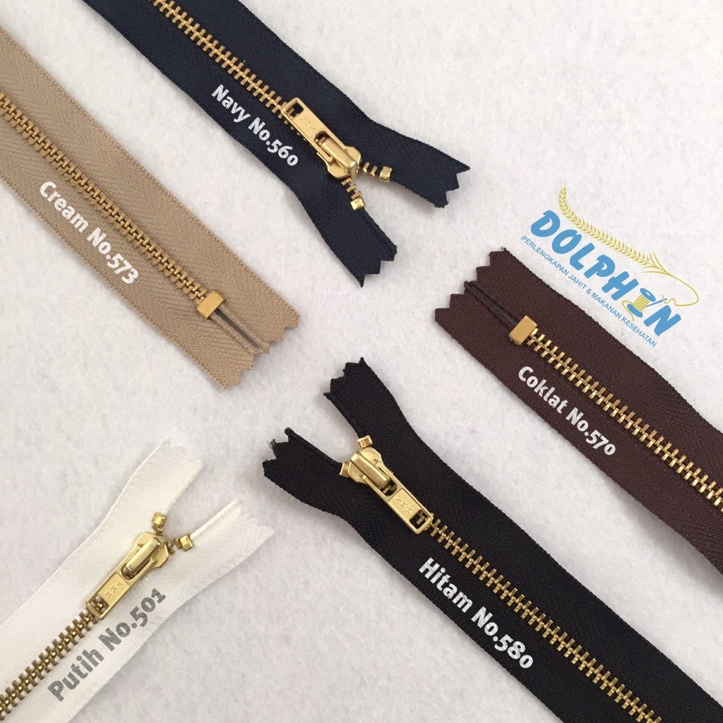 ในสต็อก (Unit) Zipper Zippers Jeans MGC-46 YKK / Levis / Metal Gold ...