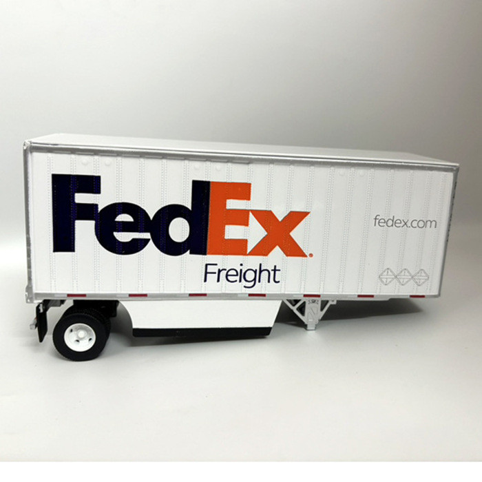 Dm 1/50 Alloy Fedex Fedex รถบรรทุกทะเล Semi-Trailer คอนเทนเนอร์ ...