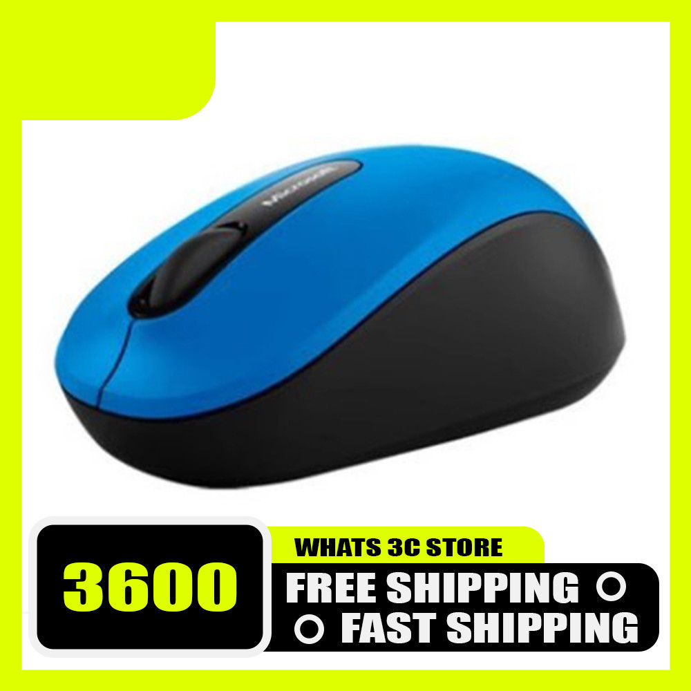 Microsoft 3600 Portable Mouse Bluetooth Wireless Ergonomics Mouse Gamer ...