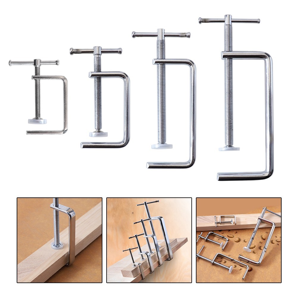 G Clamp Woodworking Fixture Firm Gripping F-clip Board Clamping Device ...