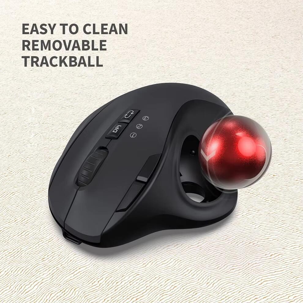 Jomaa Trackball Gaming Mouse 2.4G Dual Mode เมาส์ไร้สายตามหลัก ...