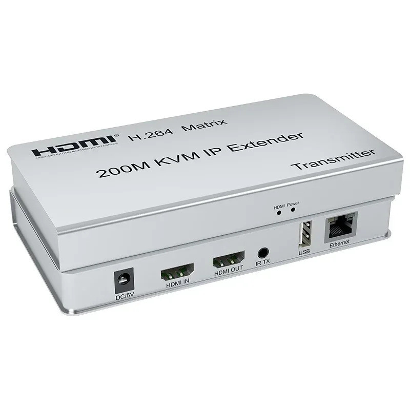 Hdmi KVM IP Extender 200M ผ่าน Cat6 สาย Ethernet H.264 HDMI Matrix Switch Splitter เครื่องส่ง ...