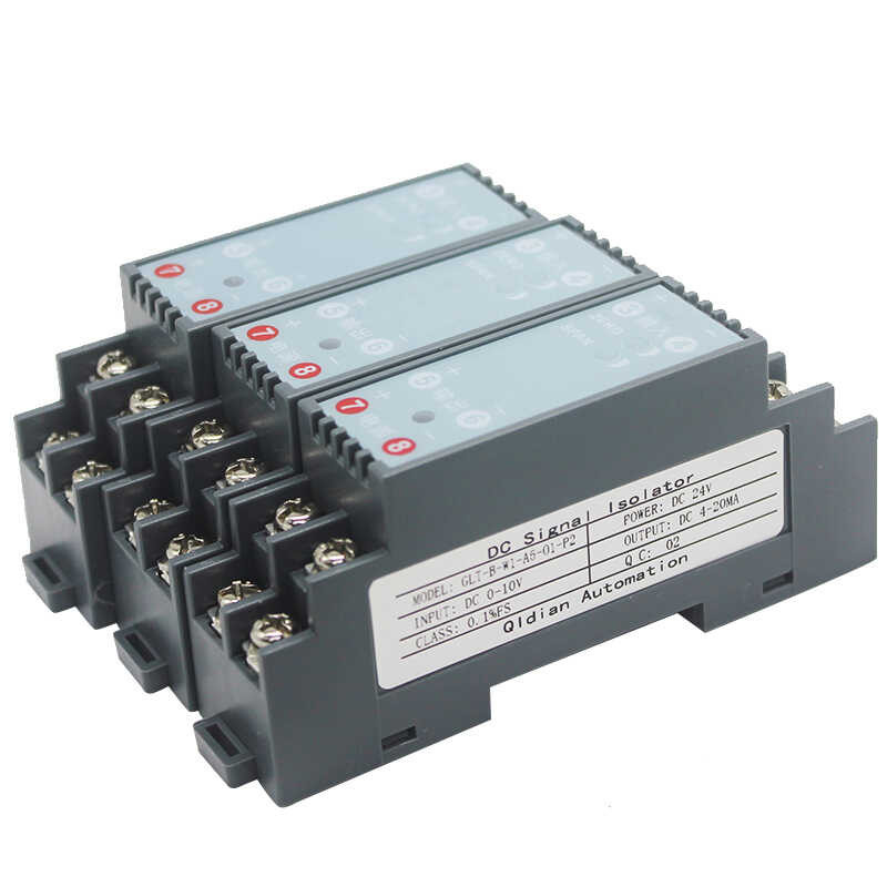 DC Signal Converter 4-20Ma 0-10V 0-20Ma 50Ma 75Mv Signal Transmitter ...