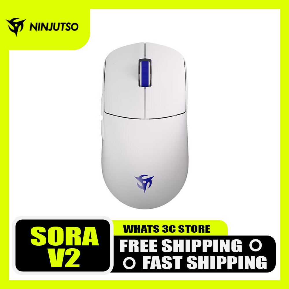 Ninjutso Sora V2 Mouse Dual Mode 8K RETURN Wireless Mouse Lightweight ...