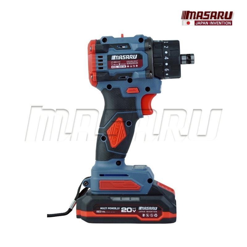 MASARU CMBS-100 COMBO Set บล็อกไร้สาย SCDW-130 + สว่านไขควงกระแทก SCDI-105 20V ใช้แบตร่วมกัน ครบ ...