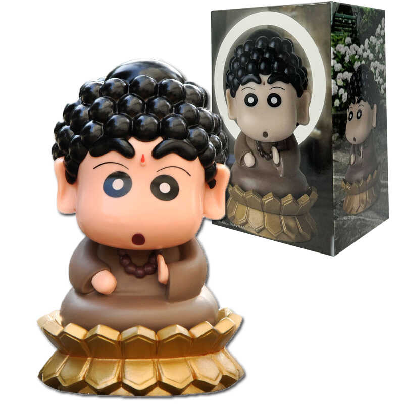 10Cm Crayon Shin-Chan Cos Lord Buddha Cute Anime Action Figure Hobbies ...