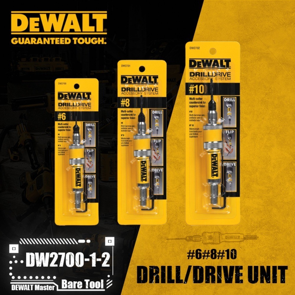 Dewalt #6#8#10 ดอกสว่านเจาะไม้ DW2700 DW2701 DW2702 6 มม. 8 มม. 10 มม. ...