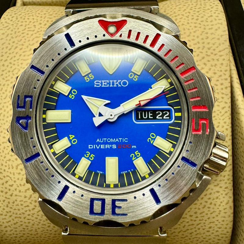 Seiko Blue Monster Limited Edition SKZ213K1 | Shopee Thailand