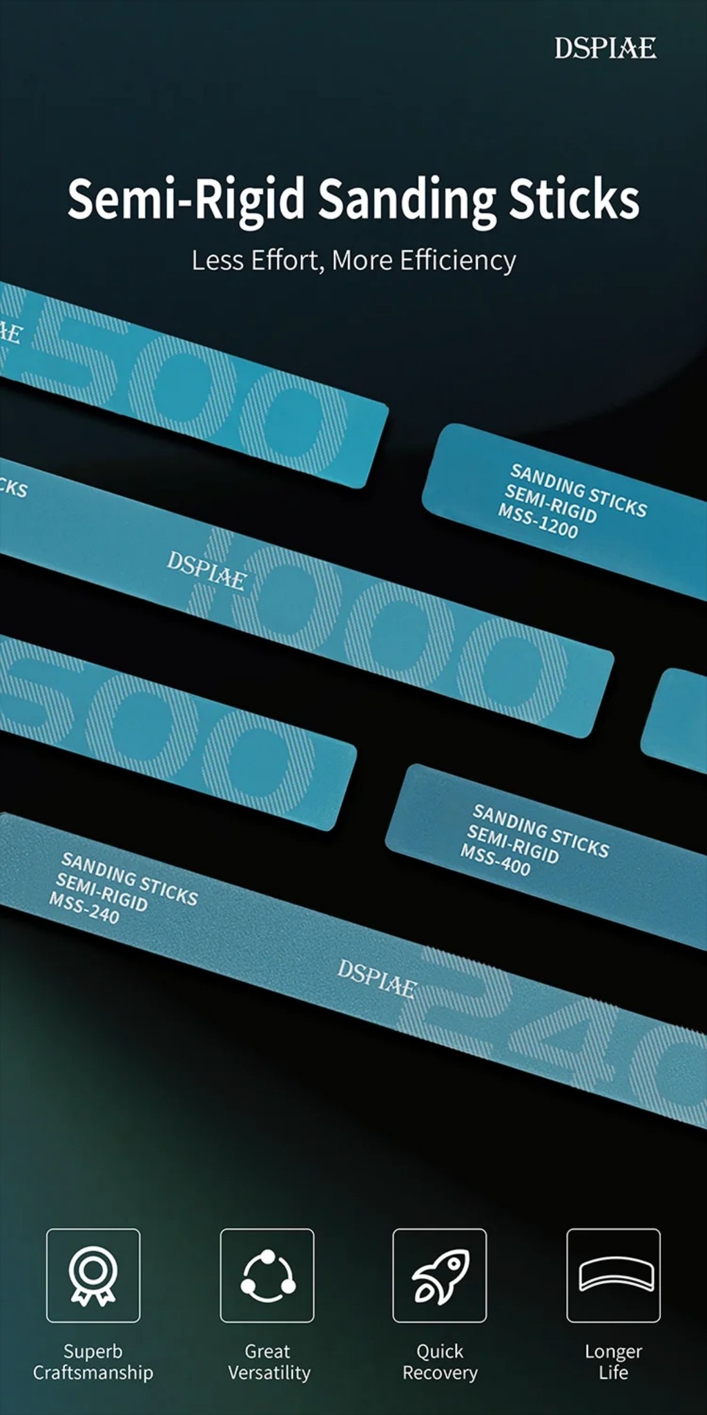 Dspiae MSS 3 ชิ้น/แพ็ค Semi-rigid บด Rod สําหรับ Gundam รุ่นทํา ...