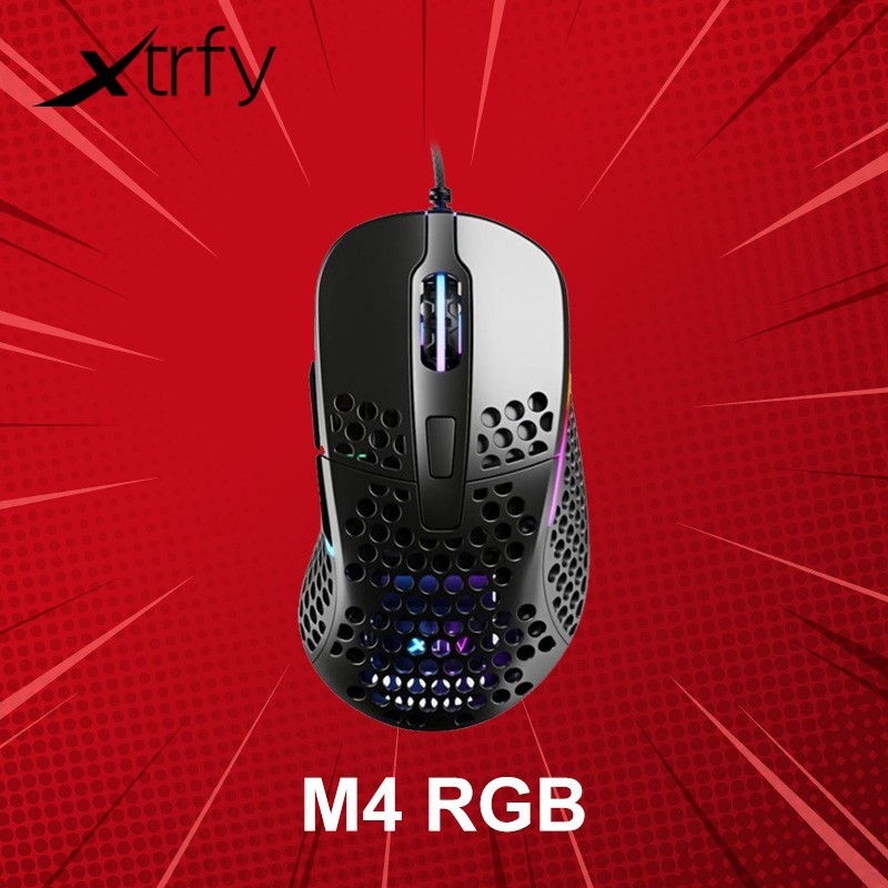 เมาส์เกมมิ่ง Xtrfy รุ่น M4 RGB ประกันศูนย์ 1 ปี | Shopee Thailand