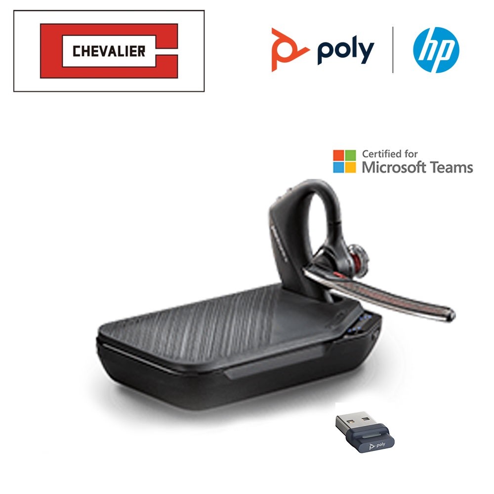 Poly Plantronics VOYAGER 5200 UC ฺB5200 WITH CHARGE CASE MONO BLUETOOTH ...